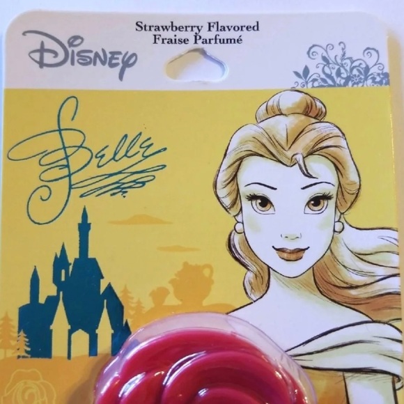 Disney | Accessories | Disney Princess Belle Rose Strawberry Lip Balm ...